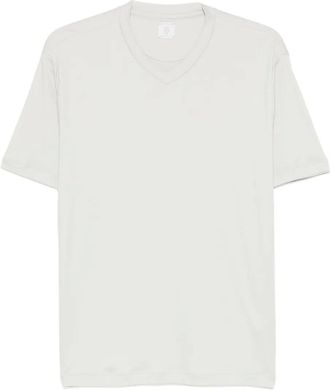 Eleventy t-shirt à col v - Tons neutres