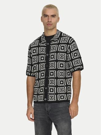 Only & Sons Hemd Bart 22033329 Schwarz Relaxed Fit