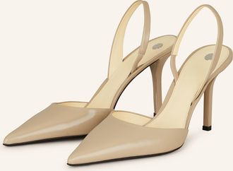 Proenza Schouler Slingpumps Slash beige