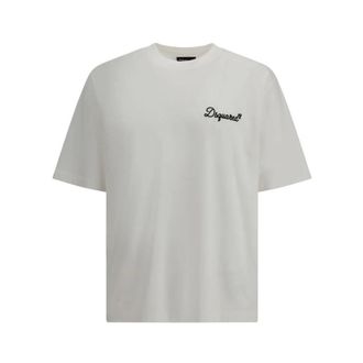 Dsquared2 T-Shirts - - Tops - Herren - Wei&szlig; - L