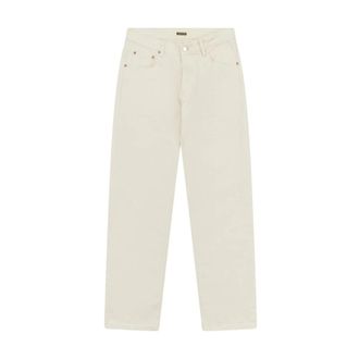Woodbird Twill Hose Off White Stilvoll Vielseitig - - Jeans - Herren - Wei&szlig; - W31 L32