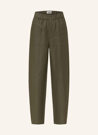 Drykorn Drykorn Marlenehose Consider Aus Leinen gruen