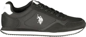 U.S.Polo Association Schwarzer Polyurethan Herren Sneaker
