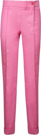 Jacquemus Femme, Pantalons, Rose, Taille: 34 FR Pantalon Rose Taille Haute Sur Mesure
