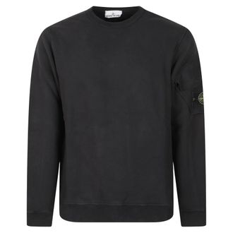 Stone Island Rundhals-Sweatshirt - - Sweatshirts & Hoodies - Herren - Schwarzk - S