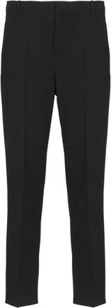 Balmain Homme, Pantalons, Noir, Taille: XL Pantalon en cr&ecirc;pe de laine double