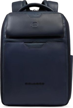 Piquadro Homme, Sacs, Bleu, Taille: ONE Size Sac &agrave; dos pour ordinateur portable 14