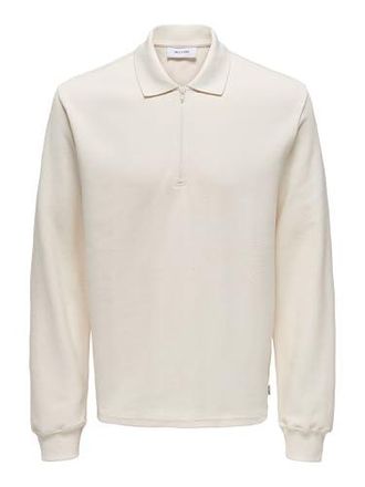 Only & Sons Onstrevor Reg LS Polo Noos, Bronze, S Homme
