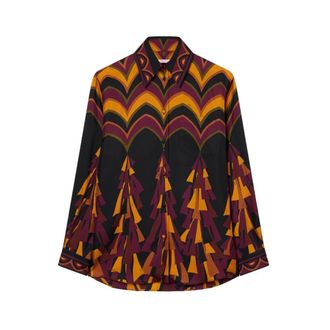 Pucci Chemise en soie imprim&eacute; Baiadera - Femme - Blouses et Chemises - Multicolore - Taille: 36 FR