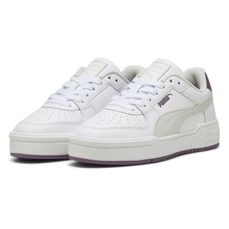 Puma Unisex CA Pro Classic Sneaker, White-Feather Gray-Crushed Berry, 38.5 EU
