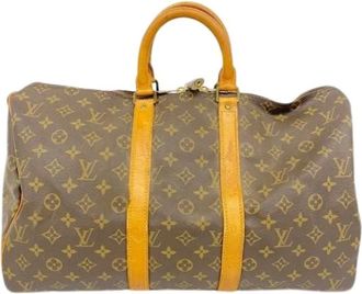 Louis Vuitton unisex, Pre-owned, Brun, Taille: ONE Size Pre-owned Keepall 45 Boston Bag