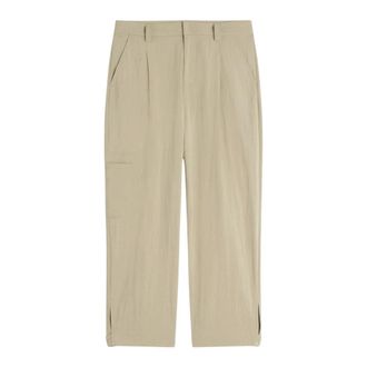Maison Kitsun&eacute; Cargo-Hose mit Bundfalten - - Trousers - Herren - Beige - W42