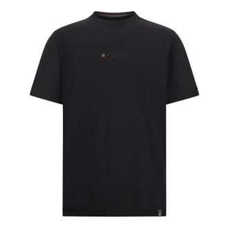 Boggi Milano Homme, Tops, Noir, Taille: 2XL T-shirt Piqu&eacute; Haute Performance
