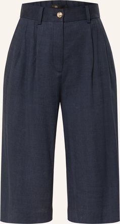Maje Bermudas Mit Leinen blau
