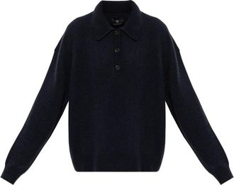 Anine Bing Lee Polo-collar Sweater