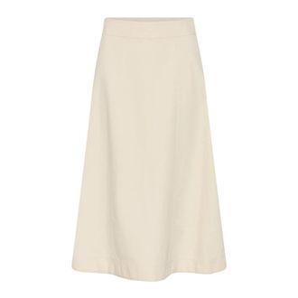 Part Two Midirock - - Skirts - Damen - Beige - 2XL