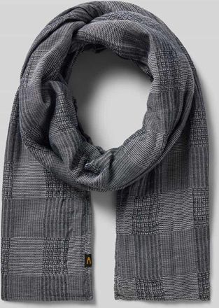 Camel Active Schal aus reiner Baumwolle mit Label-Detail