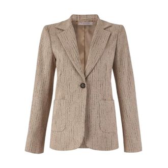 D.exterior Femme, Vestes, Beige, Taille: 40 FR 61906 7Gess Blazer
