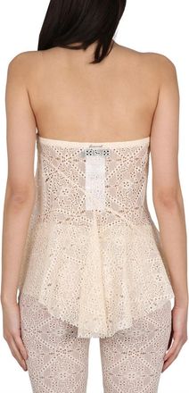 Dsquared2 All-Over Embroidered Top - Powder
