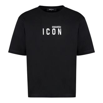Dsquared2 Homme, Tops, Noir, Taille: XL Icon Loose Fit T-Shirt
