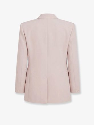 Frankie Shop Womens Blazer Monterey Structured Pink Wool Blend Blazers Jacket