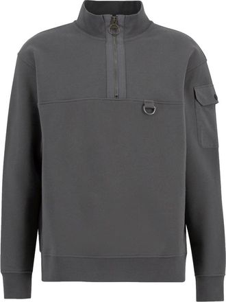 Barbour Sweat-Troyer Galloway aus Baumwolle, Relaxed Fit in