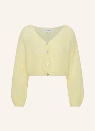Americandreams Americandreams Cropped-Strickjacke Cornelia gelb