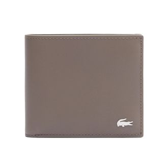 Lacoste Portemonnaies - Lacoste LACOSTE Herren Geldb&ouml;rse, echtes Leder - M - Gr. unisize - in Braun - f&uuml;r Damen