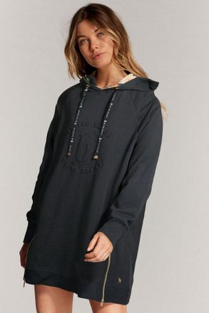 Ted Baker Kapuzensweatshirt B By Ted Baker langes Hoodie mit Baumwollanteil (1-tlg)