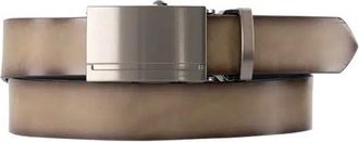 Lindenmann Herren G&uuml;rtel beige Glattleder