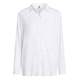 Tommy Hilfiger Relaxed Crepe Shirt - - Blouses & Shirts - Damen - Wei&szlig; - M