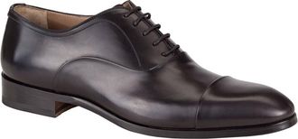 Magnanni Businesss-Schuhe in Oxford-Form aus Glattleder in