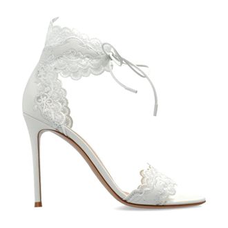Gianvito Rossi Evie Riemchensandaletten mit Absatz - - Shoes - Damen - Wei&szlig; - 40 EU