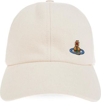Vivienne Westwood unisex, Accessoires, Beige, Taille: S/M Casquette avec visi&egrave;re