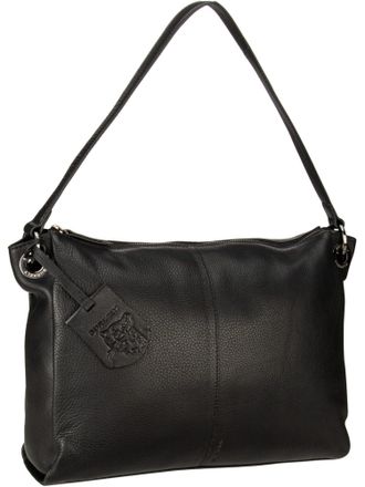 Burkely Damen Radiant Raeven Hobo Handtasche, schwarz