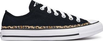 Converse Sneakers aus Stoff CHUCK TAYLOR ALL STAR LEOPARD A19180C Schwarz