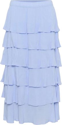 Part Two Femme, Jupes, Bleu, Taille: 42 FR Midi Skirt