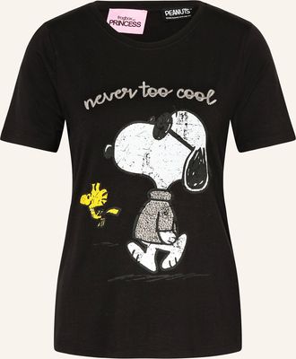 Frog Box Frogbox T-Shirt Mit Schmucksteinen schwarz