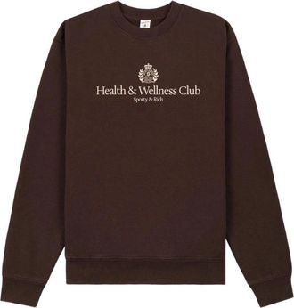 Sporty & Rich Femme, Sweatshirts et sweats &agrave; capuche, Brun, Taille: 40 FR Sweater