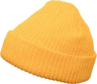 Flexfit Strickmütze Rib Beanie, Gold, One Size, 1502RB