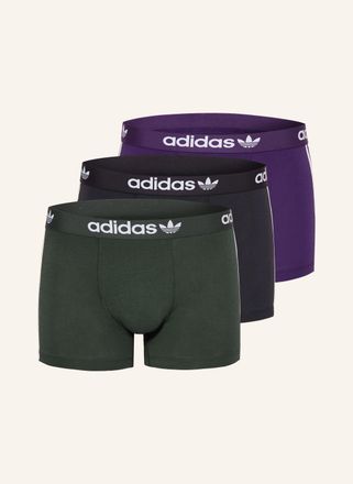 adidas Originals Adidas Originals 3er-Pack Boxershorts Comfort Flex Cotton 3-Stripes grau