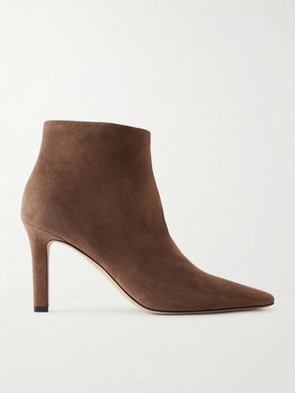 The Row Bottines En Daim Carla - Marron