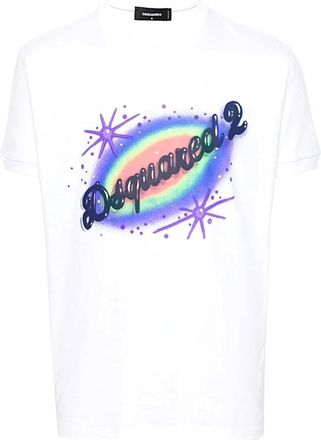 Dsquared2 Homme, Tops, Blanc, Taille: S T-shirt