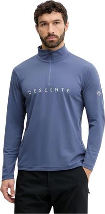 Descente T-Neck &agrave; logo sur la poitrine - Homme - Sport - Bleu - Taille: S