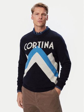 Kappa Pullover Clusaz 63137QW Dunkelblau Regular Fit