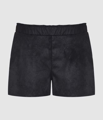 Maevy Short Court Vegan Suede Noir
