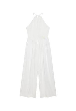 Superdry Vintage EMB Jumpsuit Sweat, Blanc cass&eacute;, 36 Femme