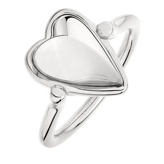 Liebeskind Liebeskind Berlin Ring - Edelstahl Metal Heart - Gr. 52 - in Silber - f&uuml;r Damen