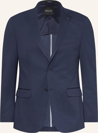 Digel Anzugsakko Edoardo Modern Fit Aus Jersey blau
