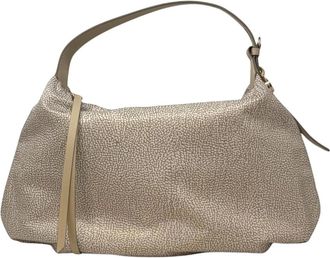 Borbonese Femme, Sacs, Beige, Taille: ONE Size Borsa Hobo Medium